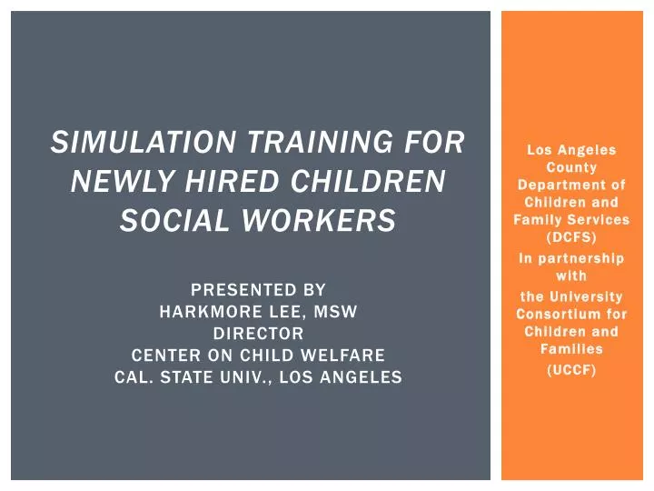 PPT - Los Angeles County Department of Children and Family Services ...