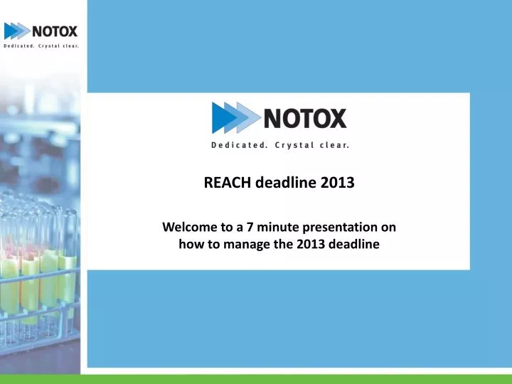 PPT - Welcome to a 7 minute presentation on h ow to manage the 2013 ...