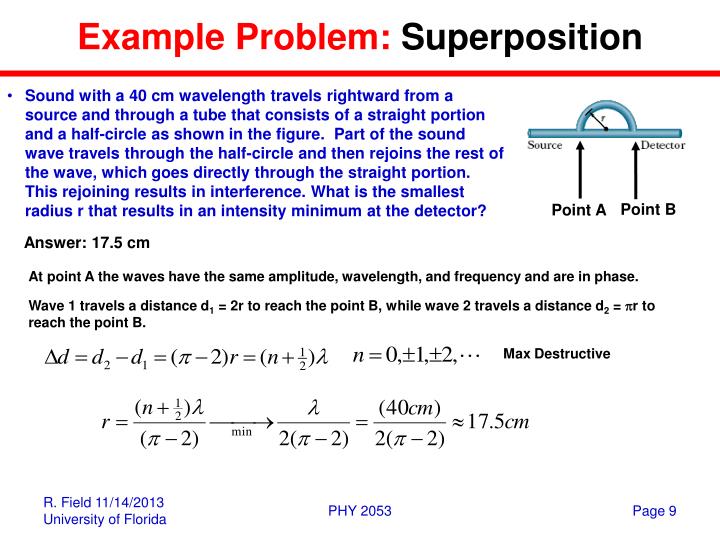 PPT - Traveling Waves: Superposition PowerPoint Presentation - ID:5798922