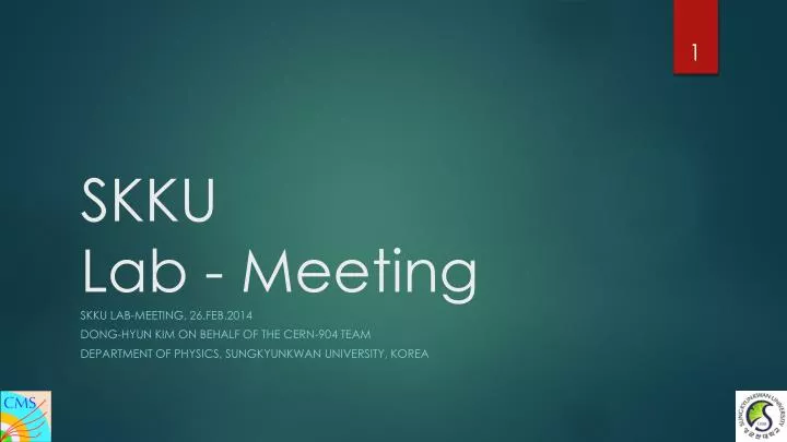 Ppt Skku Lab Meeting Powerpoint Presentation Free Download Id