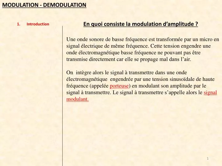 Ppt Modulation Demodulation Powerpoint Presentation Free Download