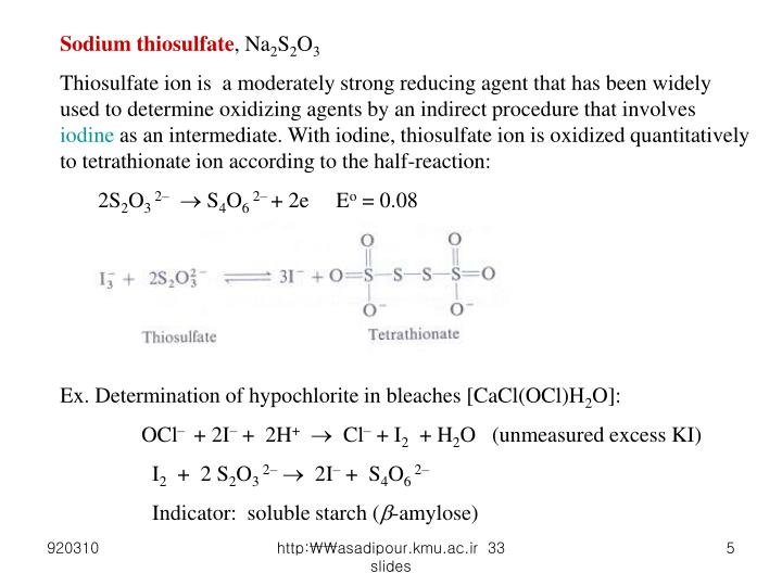 PPT - Preadjustment of analyte oxidation state PowerPoint Presentation ...