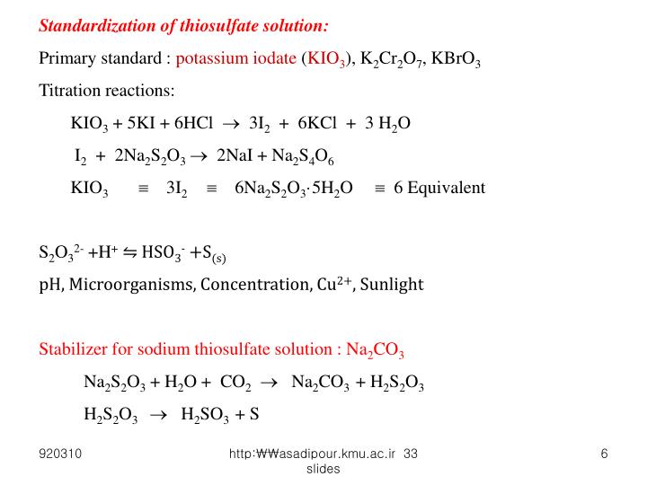 PPT - Preadjustment of analyte oxidation state PowerPoint Presentation ...