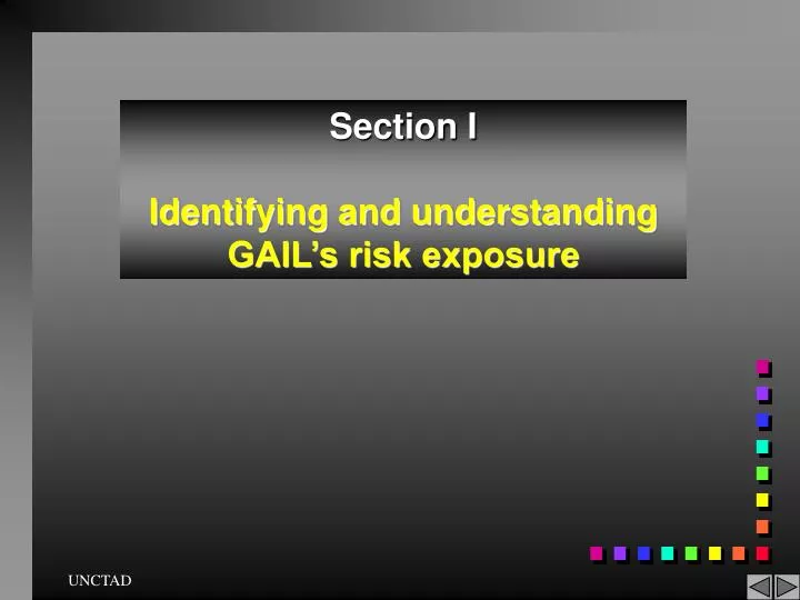 PPT - Section I Identifying and understanding GAIL’s risk exposure ...