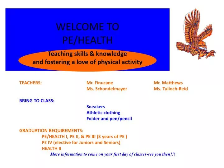 PPT - WELCOME TO PE/HEALTH PowerPoint Presentation, free download - ID ...