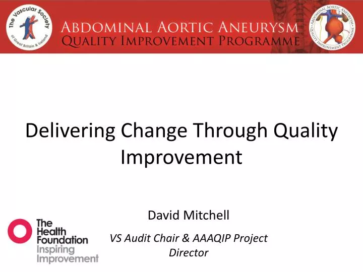 PPT - Delivering Change Through Quality Improvement PowerPoint ...