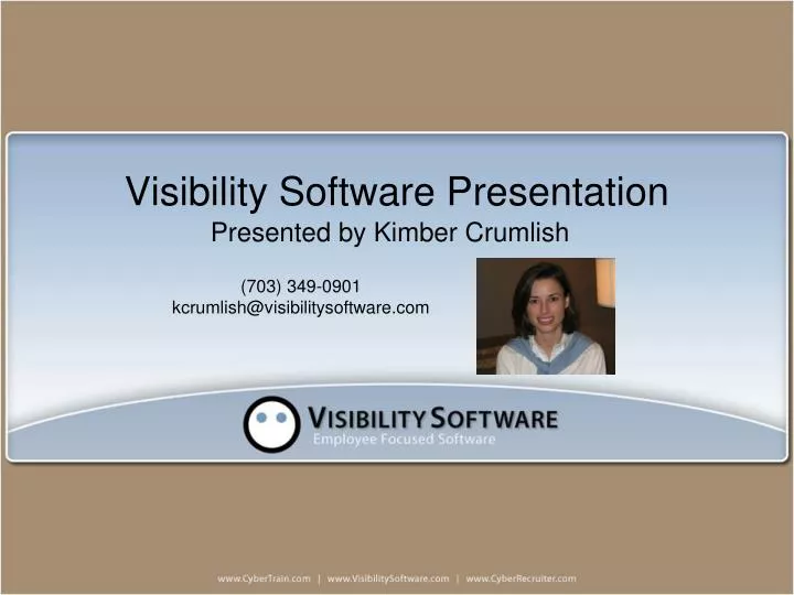 PPT - Visibility Software Presentation PowerPoint Presentation, free ...