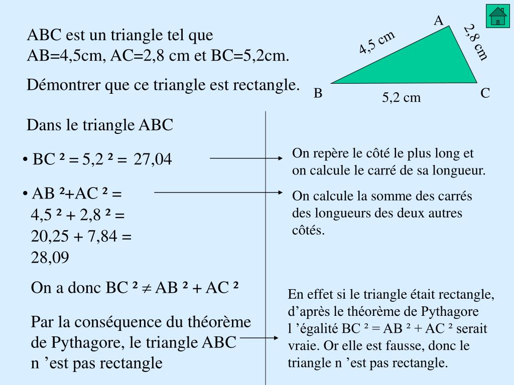 PPT - 1. Calculer la longueur de l’hypoténuse dans un triangle ... PPT - 1. Calculer la longueur de l’hypoténuse dans un triangle ...