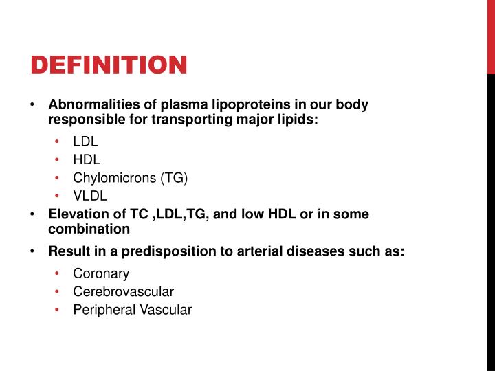 PPT - Dyslipidemia PowerPoint Presentation - ID:5809580