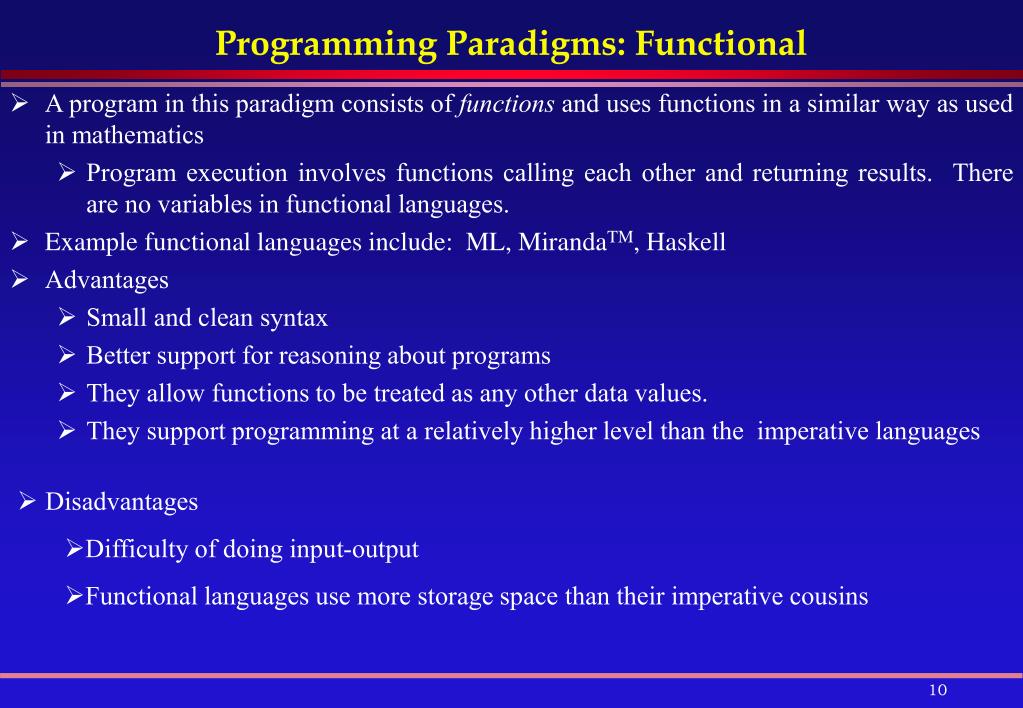 PPT Overview Of Programming Paradigms PowerPoint Presentation Free 