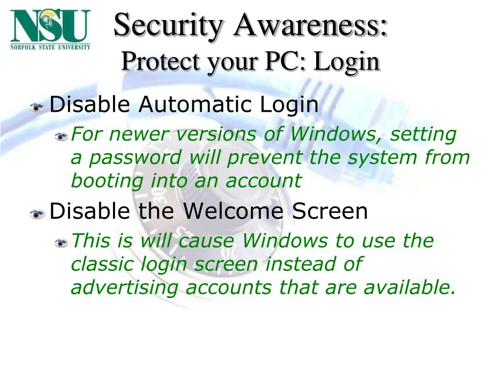 PPT - Security Awareness security.nsu PowerPoint Presentation, free ...