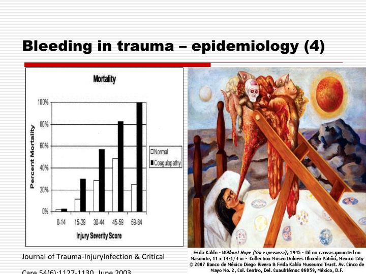 PPT - Coagulation dysfunctions in severe trauma PowerPoint Presentation ...