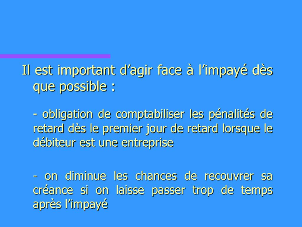 PPT Les Actions Face Aux Impay s Comment Les viter Savoir Se Faire