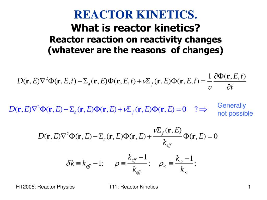 PPT - REACTOR KINETICS. What is reactor kinetics? PowerPoint ... PPT - REACTOR KINETICS. What is reactor kinetics? PowerPoint ...