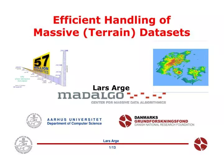PPT - Efficient Handling of Massive (Terrain) Datasets PowerPoint Presentation - ID:5817856