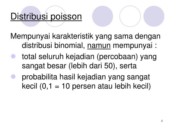 PPT - Distribusi Poisson PowerPoint Presentation - ID:5817863