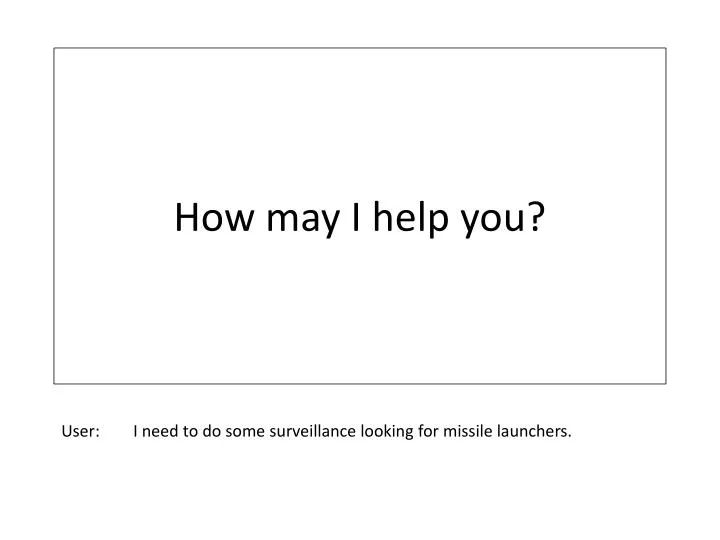 PPT - How may I help you? PowerPoint Presentation, free download - ID ...