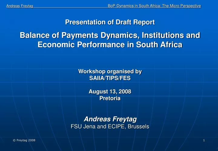 PPT - Presentation of Draft Report PowerPoint Presentation, free ...