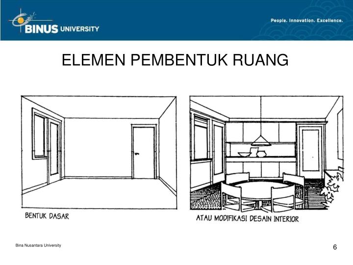 PPT - KONSEP ELEMEN PEMBENTUK RUANG Pertemuan 15 – 16 PowerPoint ...
