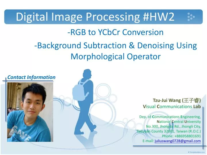 PPT - Digital Image Processing #HW2 PowerPoint Presentation, free download - ID:5822435
