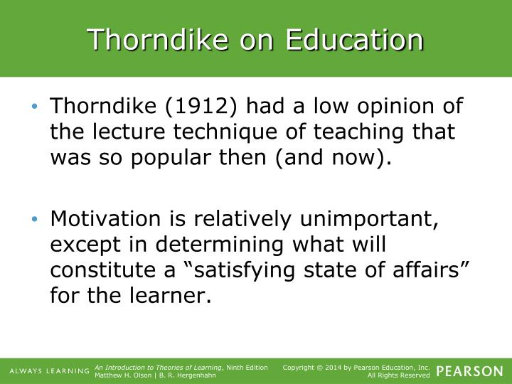 PPT - Edward Lee Thorndike PowerPoint Presentation - ID:5825603