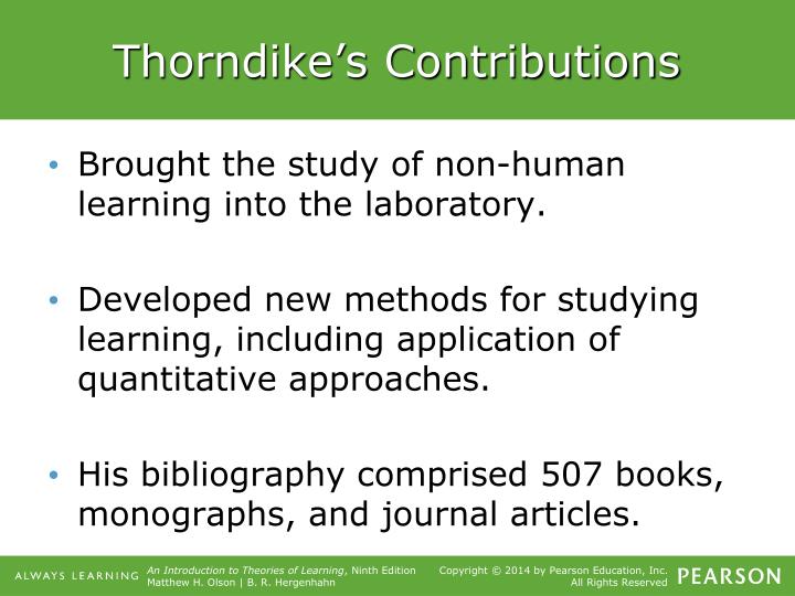 PPT - Edward Lee Thorndike PowerPoint Presentation - ID:5825603