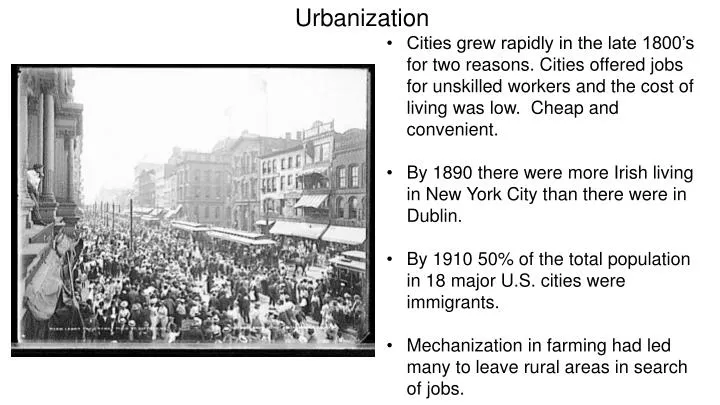 PPT - Urbanization PowerPoint Presentation, free download - ID:5825997