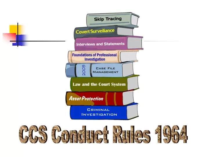 PPT - CCS Conduct Rules 1964 PowerPoint Presentation, free download ...