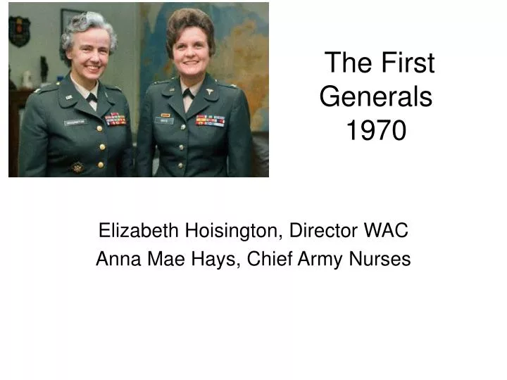 PPT - The First Generals 1970 PowerPoint Presentation, free download ...
