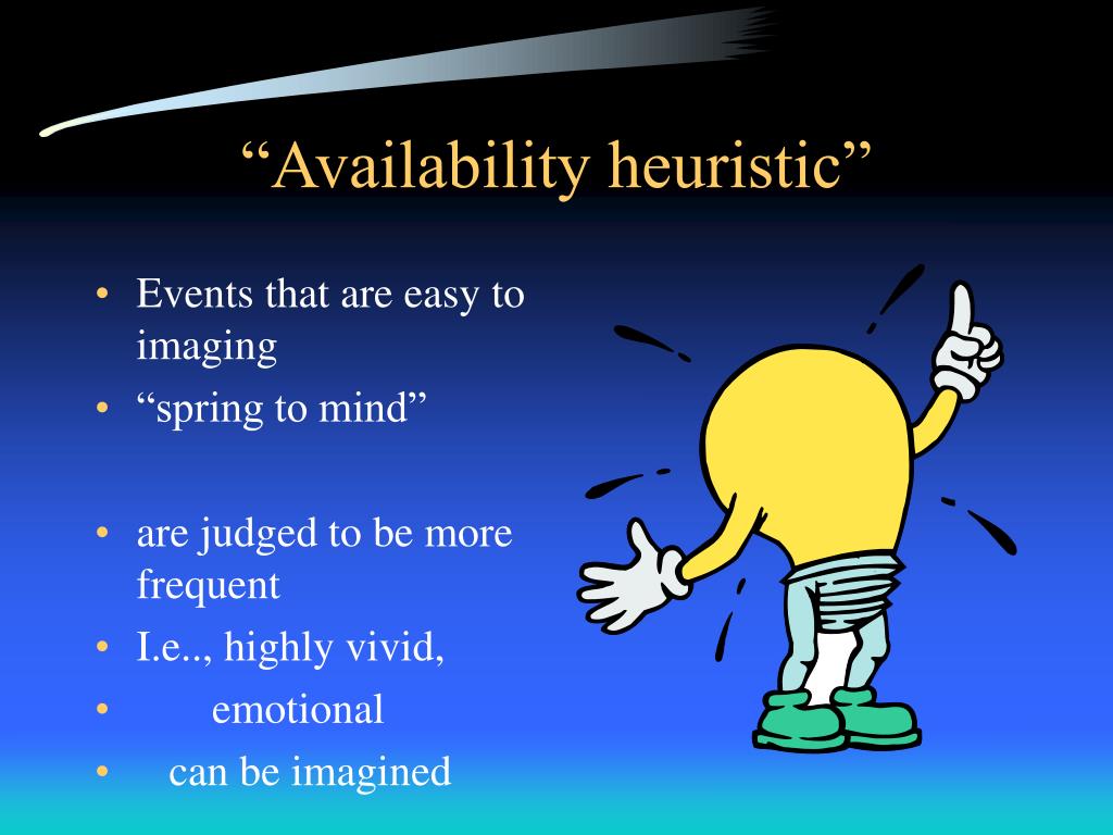 PPT - The Availability Heuristic PowerPoint Presentation, free download ... PPT - The Availability Heuristic PowerPoint Presentation, free download ...