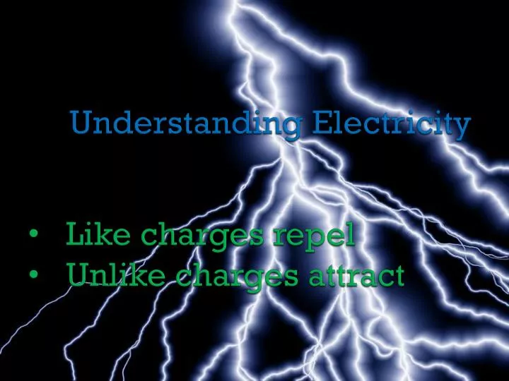 PPT - Understanding Electricity PowerPoint Presentation, free download ...