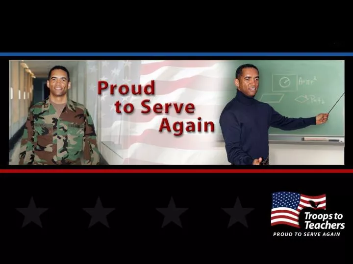 PPT - Troops-To-Teachers PowerPoint Presentation, free download - ID ...