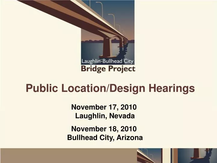 PPT - Public Location/Design Hearings PowerPoint Presentation, free ...