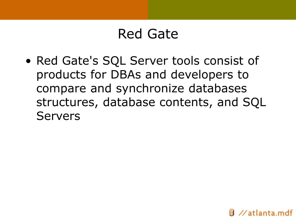Ppt Red Gate Sql Bundle Sql Server Best Practices Analyzer Microsoft Baseline Security