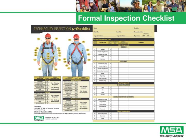 PPT - Inspection of Fall Protection Equipment PowerPoint Presentation ...