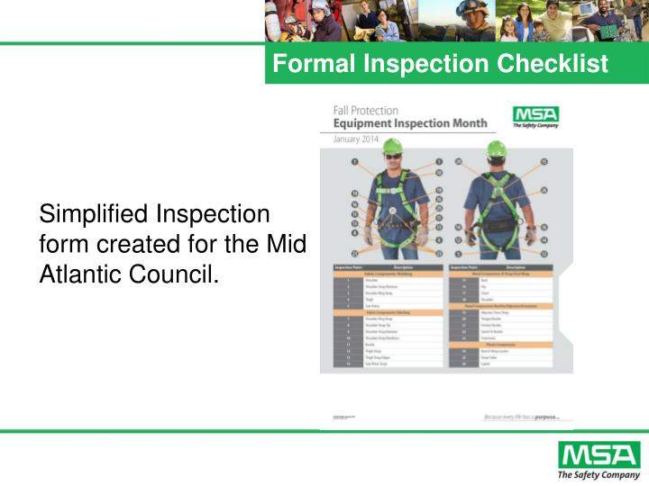 PPT - Inspection of Fall Protection Equipment PowerPoint Presentation ...