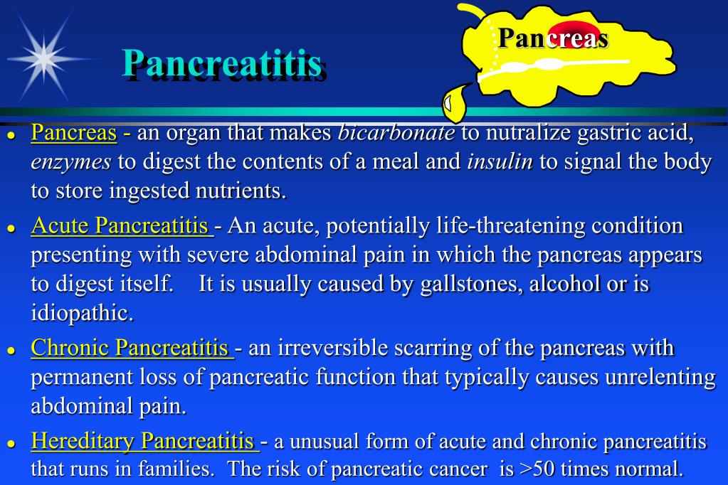 PPT - Pancreatitis and Pancreatic Cancer PowerPoint Presentation, free ...