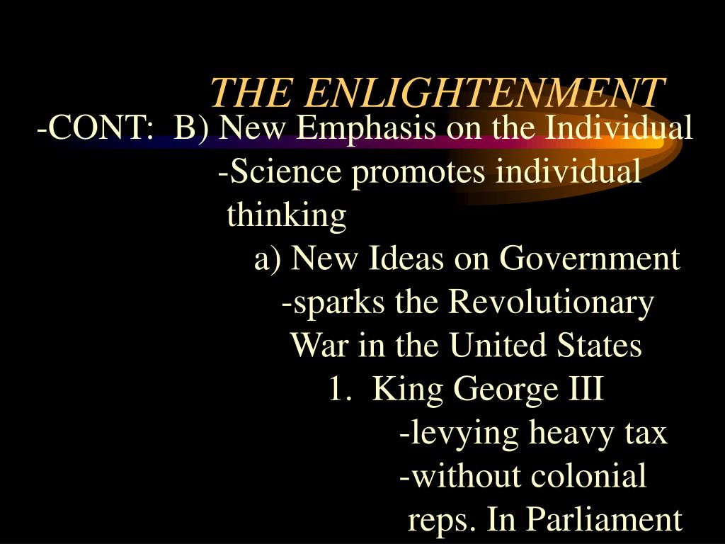 PPT - The Age of Enlightenment & Revolution (1500 -1900 AD) PowerPoint ...