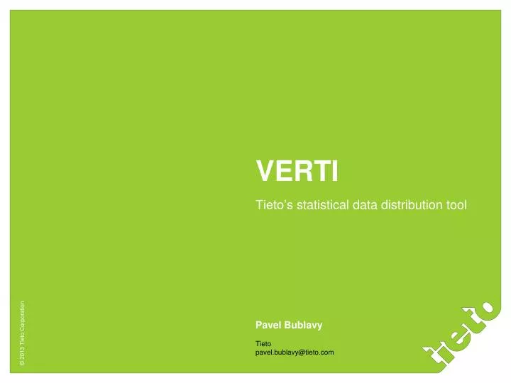 PPT - VERTI PowerPoint Presentation, free download - ID:5834313
