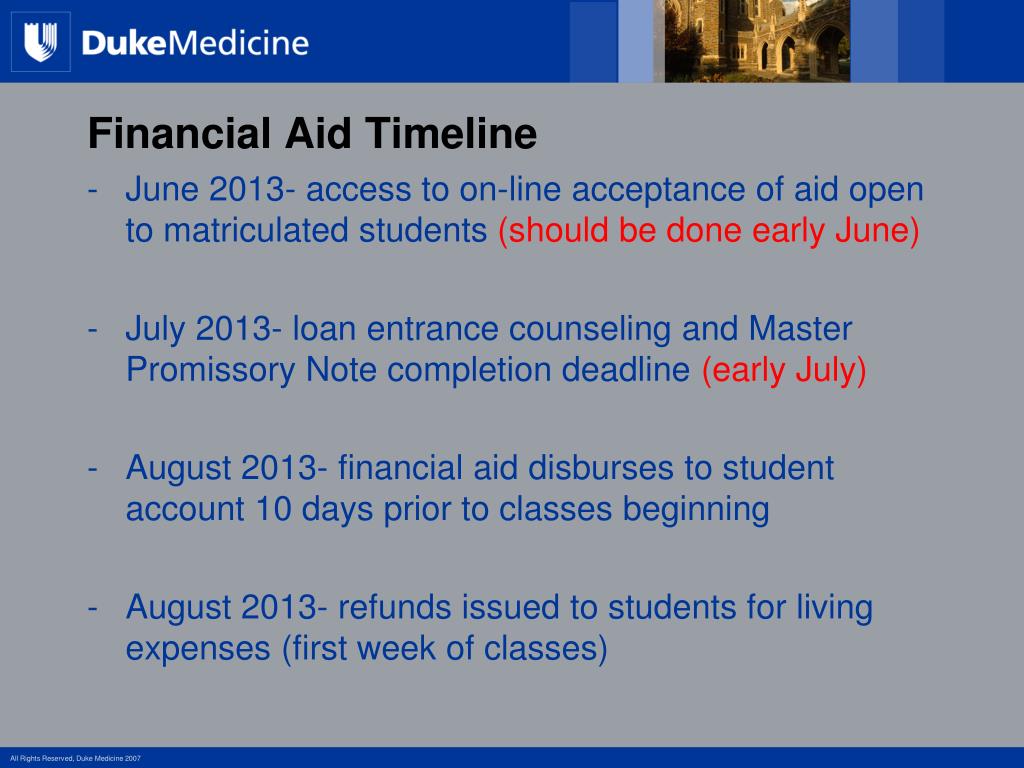 PPT - Financial Aid Overview for Duke University DPT Program PowerPoint ...