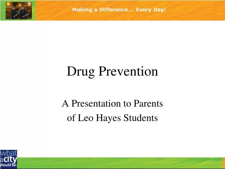 PPT - Drug Prevention PowerPoint Presentation, free download - ID:5835733