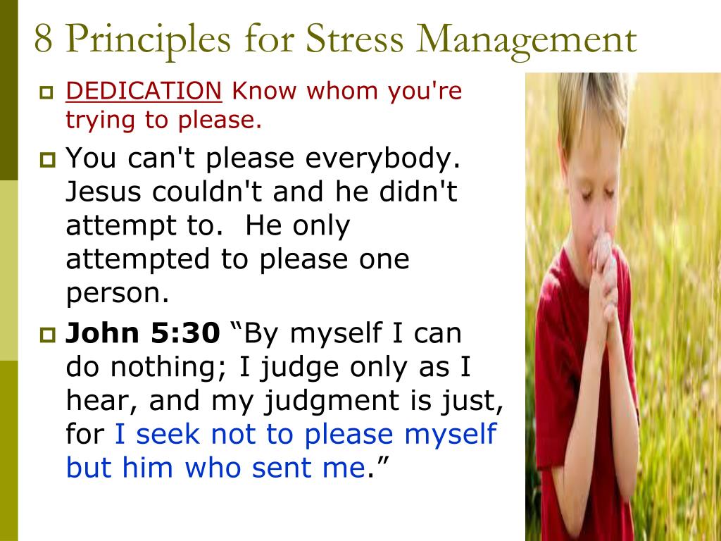 Ppt Jesus Fills Our Thirst For Peace During Stress Powerpoint