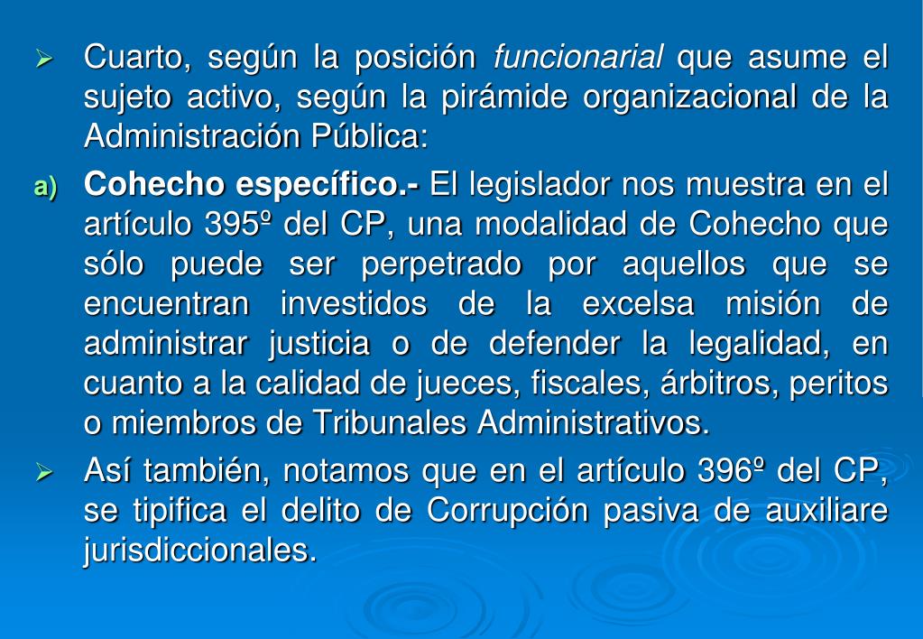 PPT - Los Delitos de Cohecho PowerPoint Presentation, free download ...