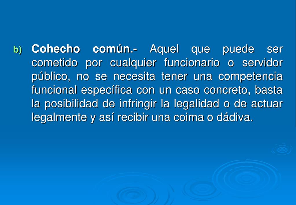 PPT - Los Delitos de Cohecho PowerPoint Presentation, free download ...