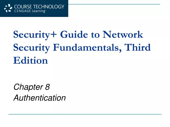 PPT - Security+ Guide to Network Security Fundamentals, Third Edition ...