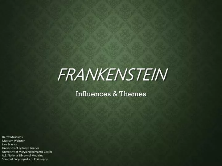 PPT - Frankenstein PowerPoint Presentation, free download - ID:5837827