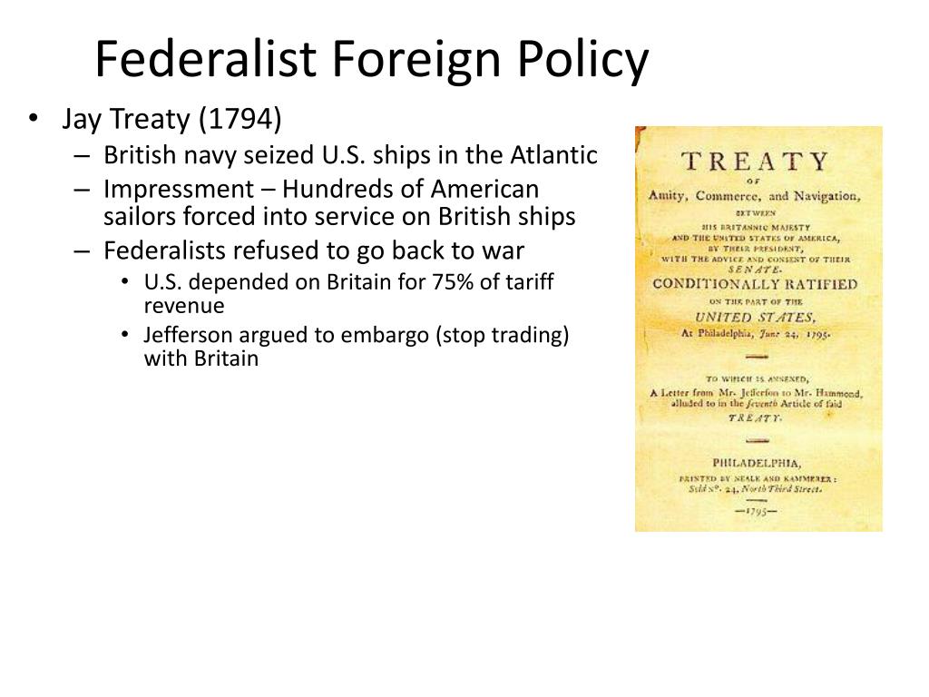 PPT - The Federalist Era, 1789-1801 PowerPoint Presentation, free ...