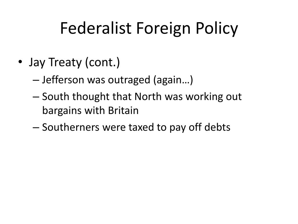 PPT - The Federalist Era, 1789-1801 PowerPoint Presentation, free ...
