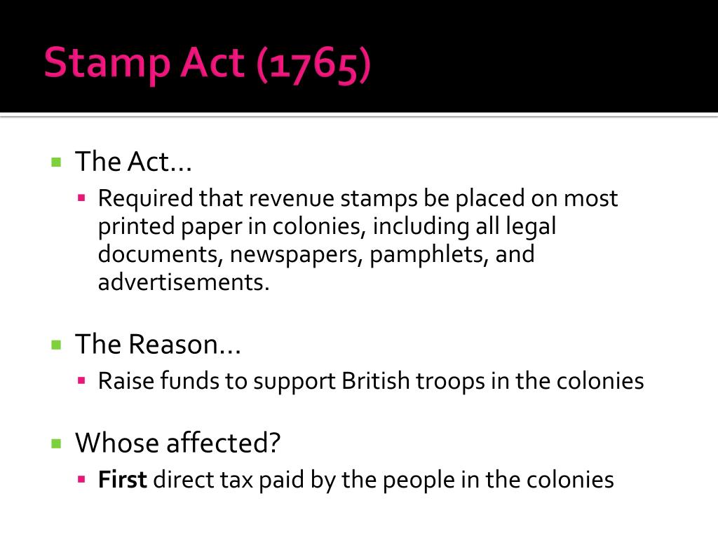 PPT - The Road to the Revolution: The New British Structure in the ...