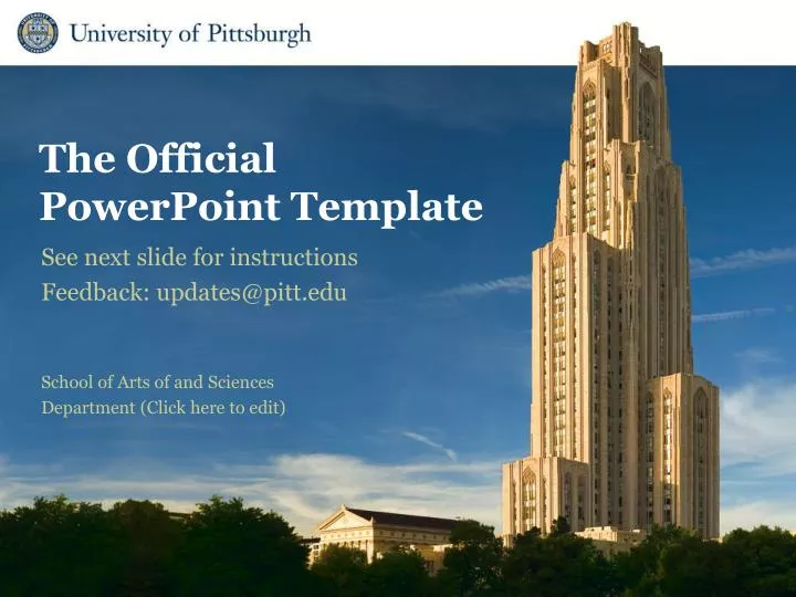 PPT - The Official PowerPoint Template PowerPoint Presentation, free ...